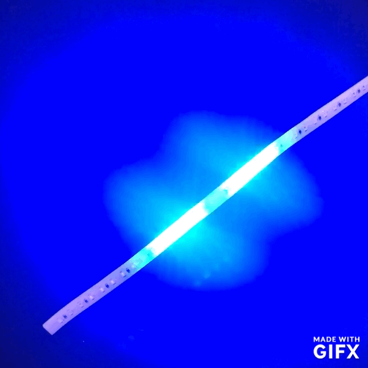 Animated Flashing Blue Lights