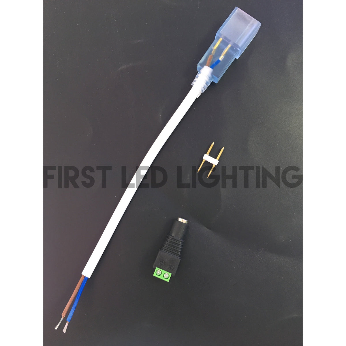Neon 12V - Head Connector Set for Single color 12V Neon – First LED ...